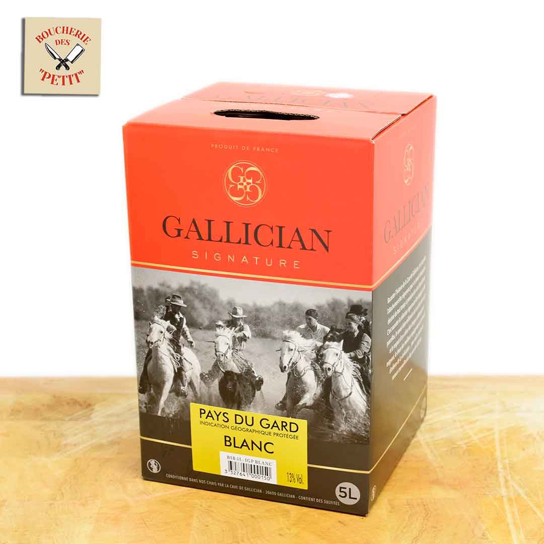 Gallician Signature - Pays du Gard IGP - vin blanc - La Boucherie des ...