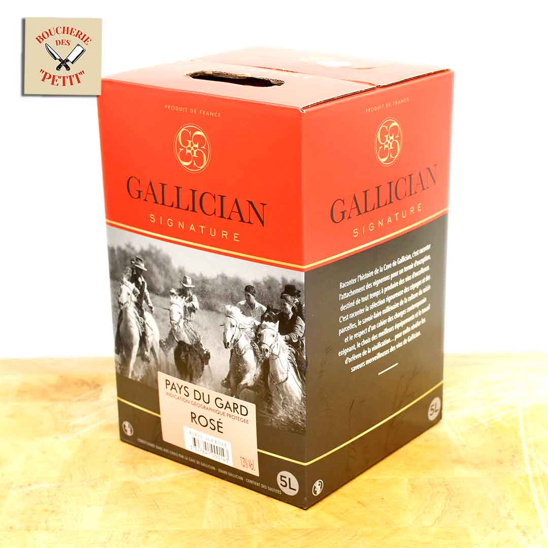 Gallician Signature - Pays du Gard IGP - vin rosé - La Boucherie des ...